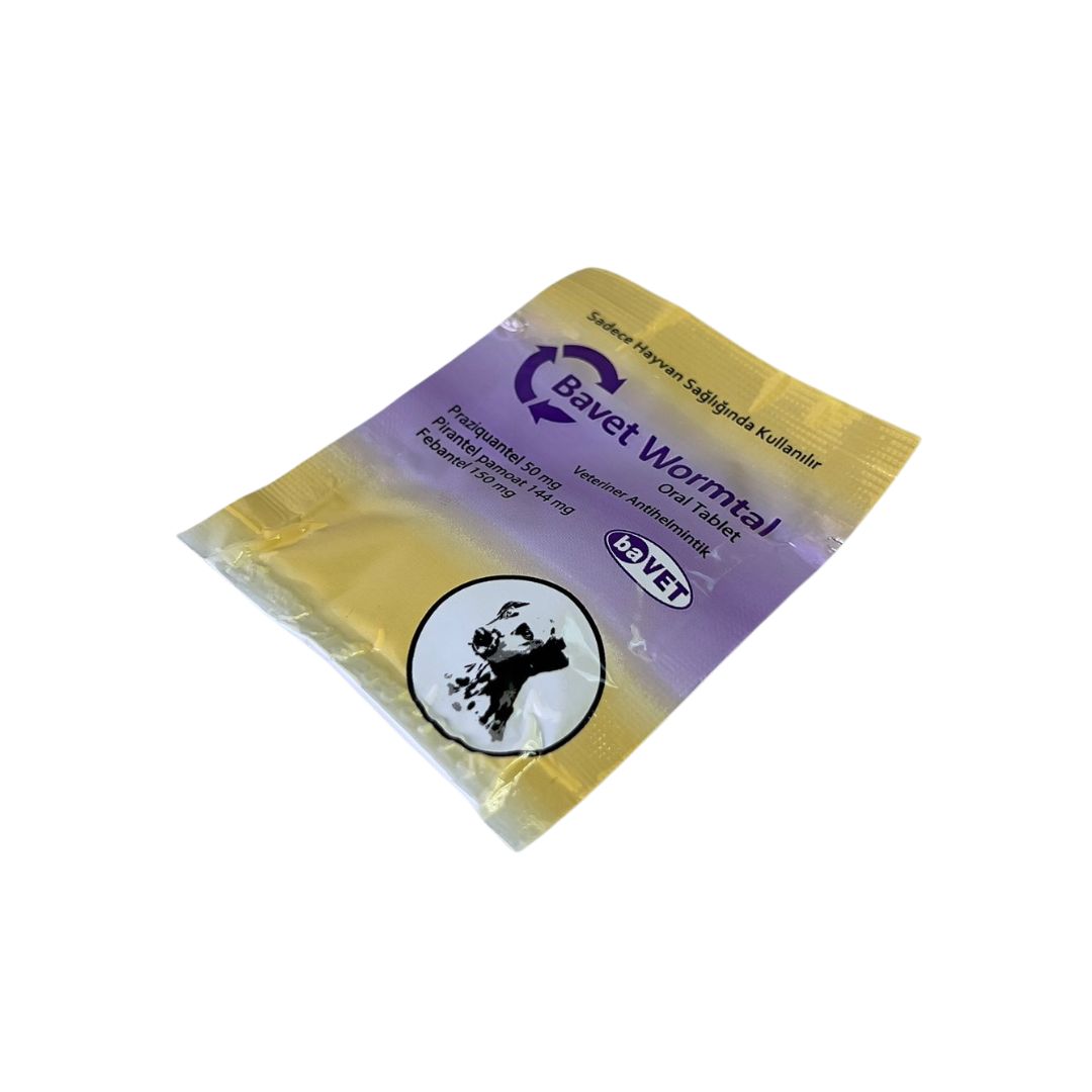 Bavet Wormtal Deworming Tablet For Dogs (1 Tablet) - PetsOne.pk