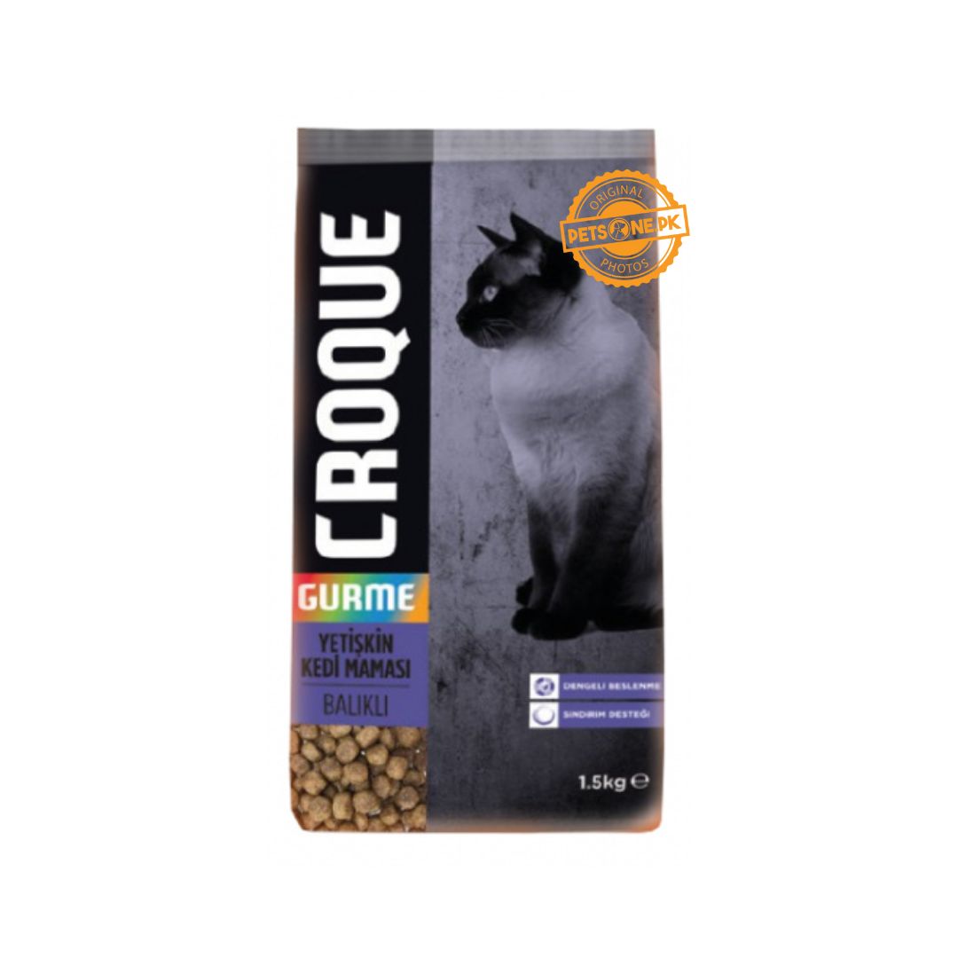 Croque Adult Cat Gourmet – 1.5 KG - PetsOne.pk