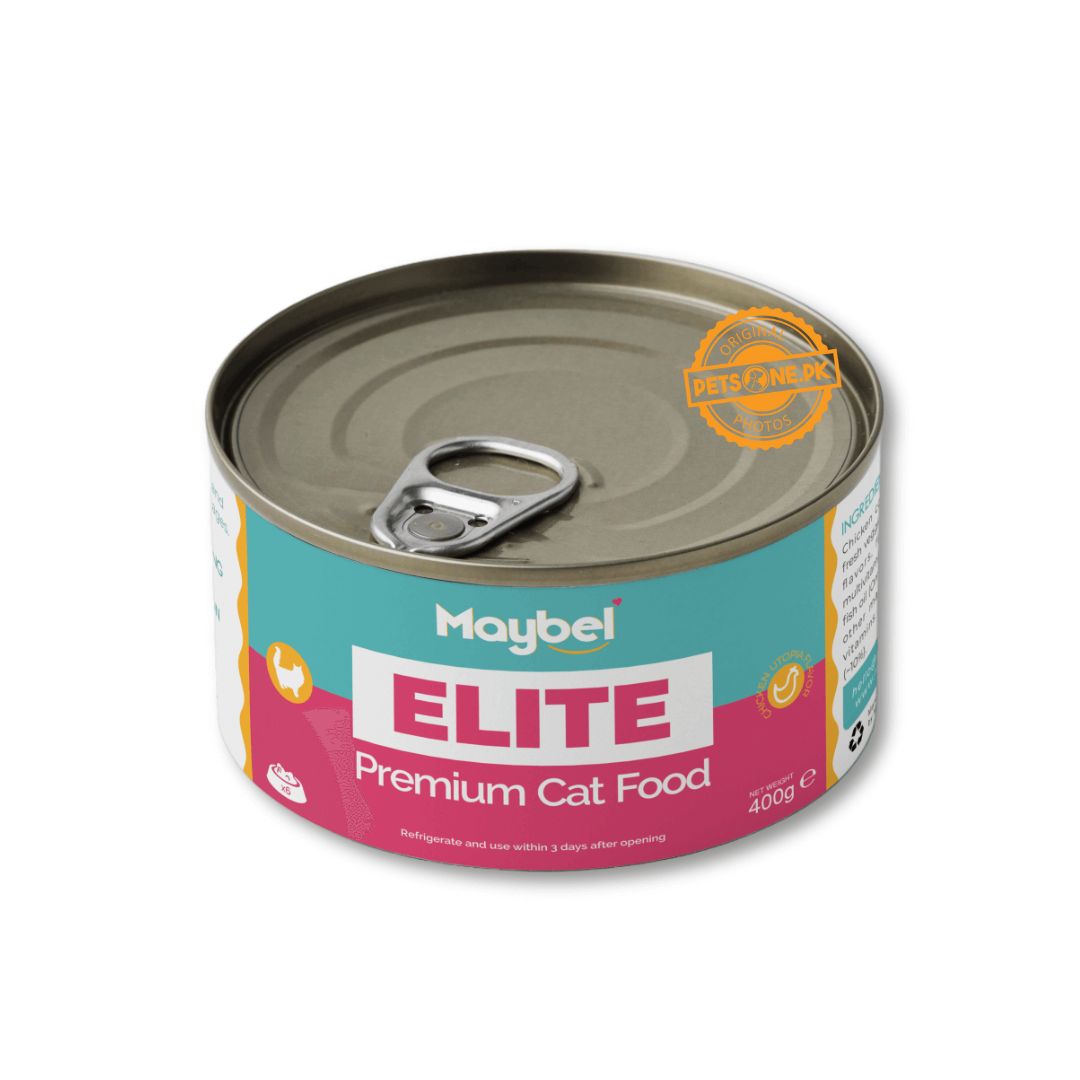 Maybel Elite Premium Wet Cat Food – 400 Gram - PetsOne.pk