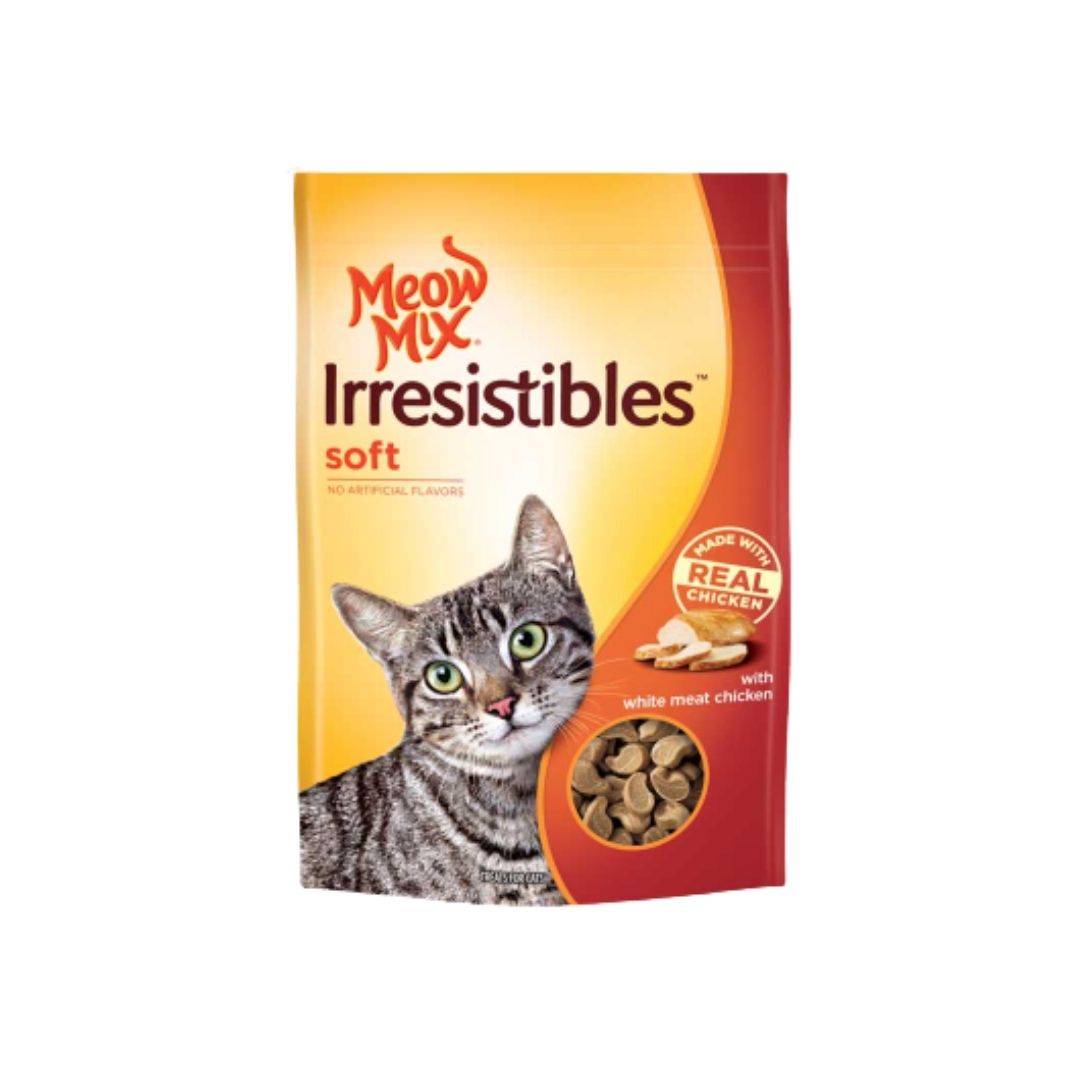 Meow Irresistibles Soft With White Meat Chicken Cat Treats - PetsOne.pk