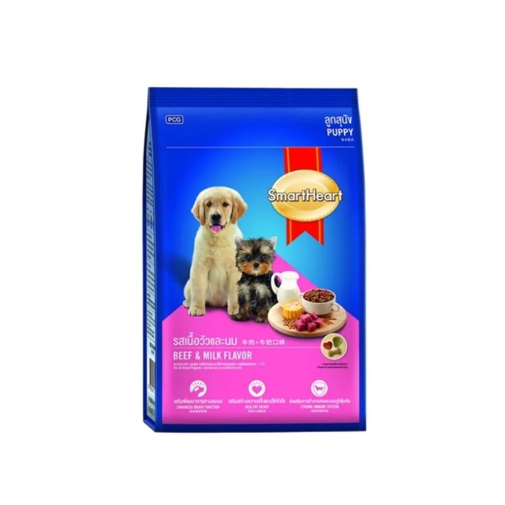 Smartheart Puppy Food – Chicken Egg and Milk Flavor – 500 Gram - PetsOne.pk