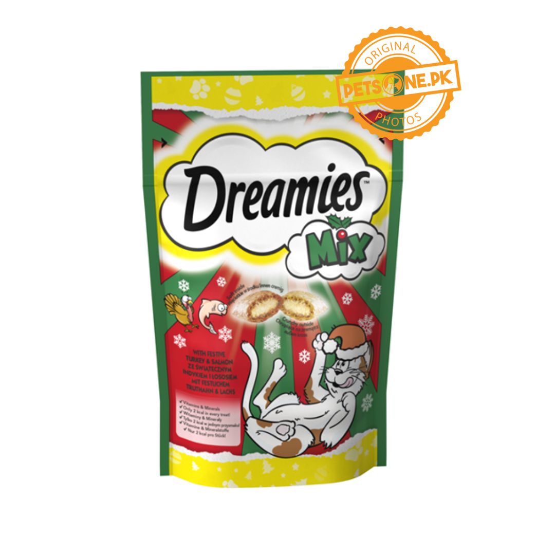 Dreamies – With Salmon and Turkey Flavour – 60 Gram - PetsOne.pk