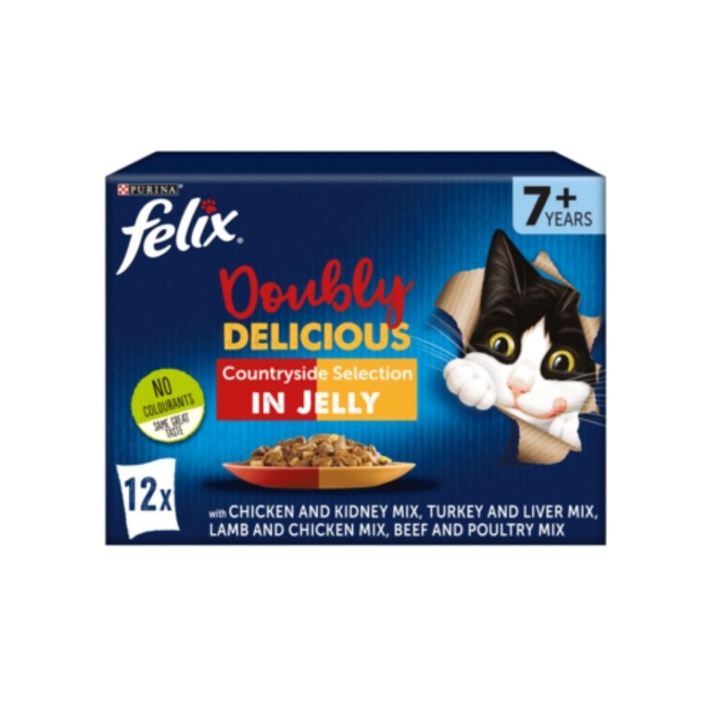Felix Doubly Delicious Countryside Selection In Jelly – 12 Pouch Box ...