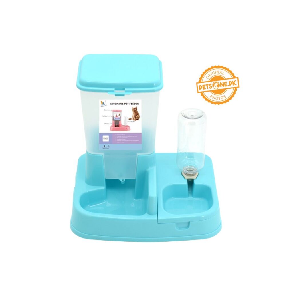Pet Food and Water Dispenser (Design K) - PetsOne.pk