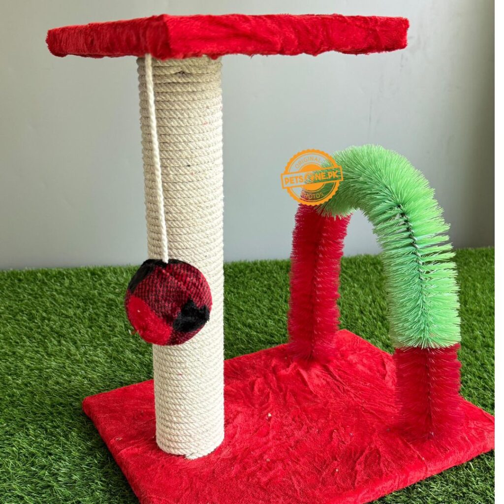 Scratching Post For Cats – 2 in 1 Pole Design - PetsOne.pk
