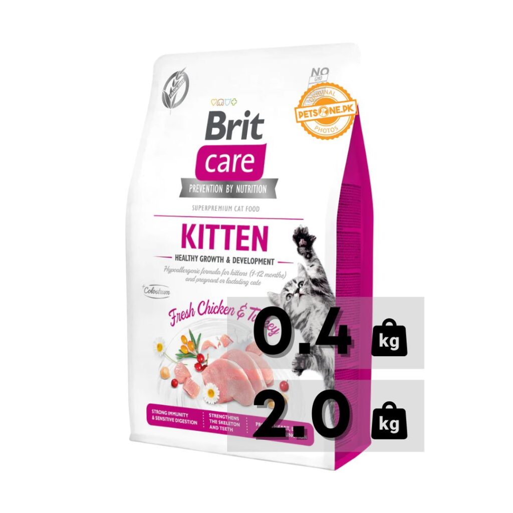 Brit Care Cat Grain-Free Kitten Healthy Growth And Development - PetsOne.pk
