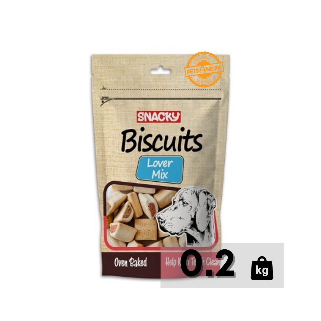 Jungle Snacky Biscuits Dog Treat Oven Baked Lover Mix – 200 Grams ...