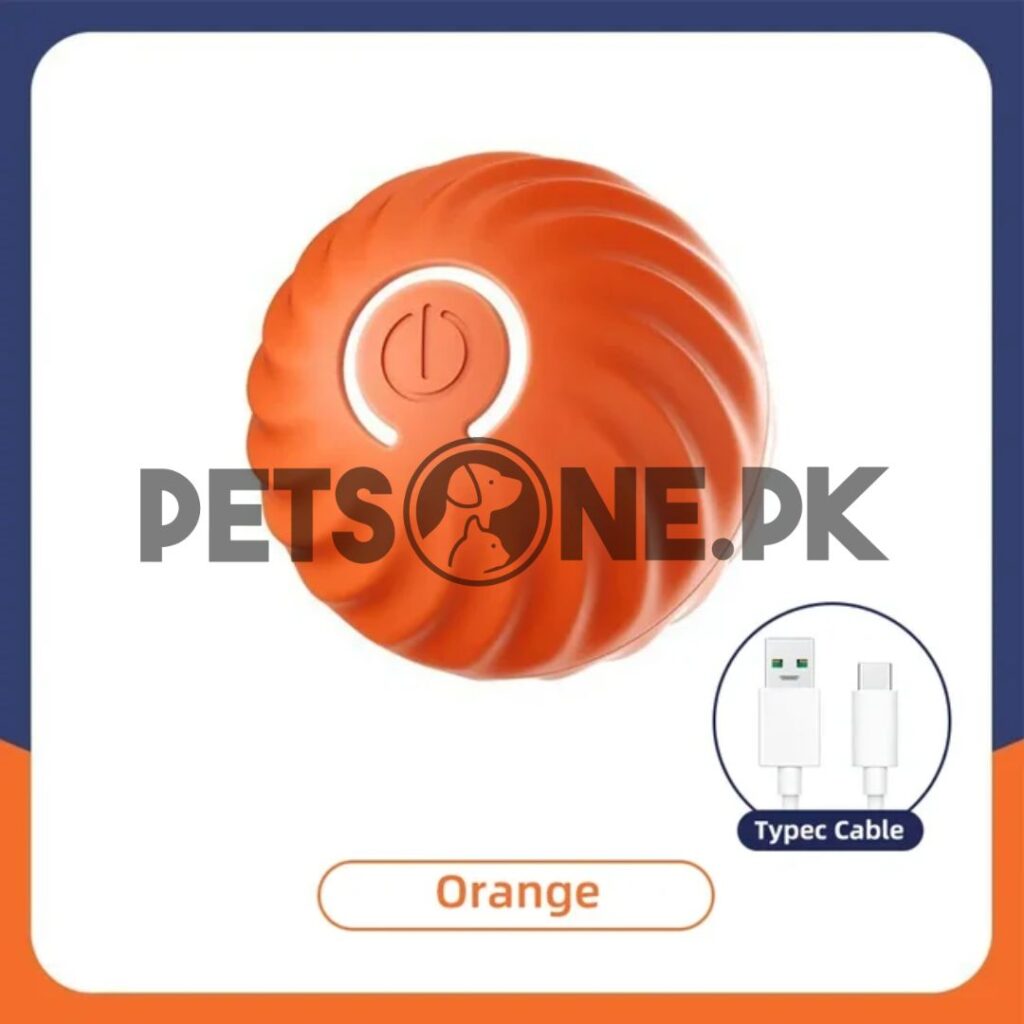 Interactive Moving Bouncing Ball Cat/Dog Toy - PetsOne.pk