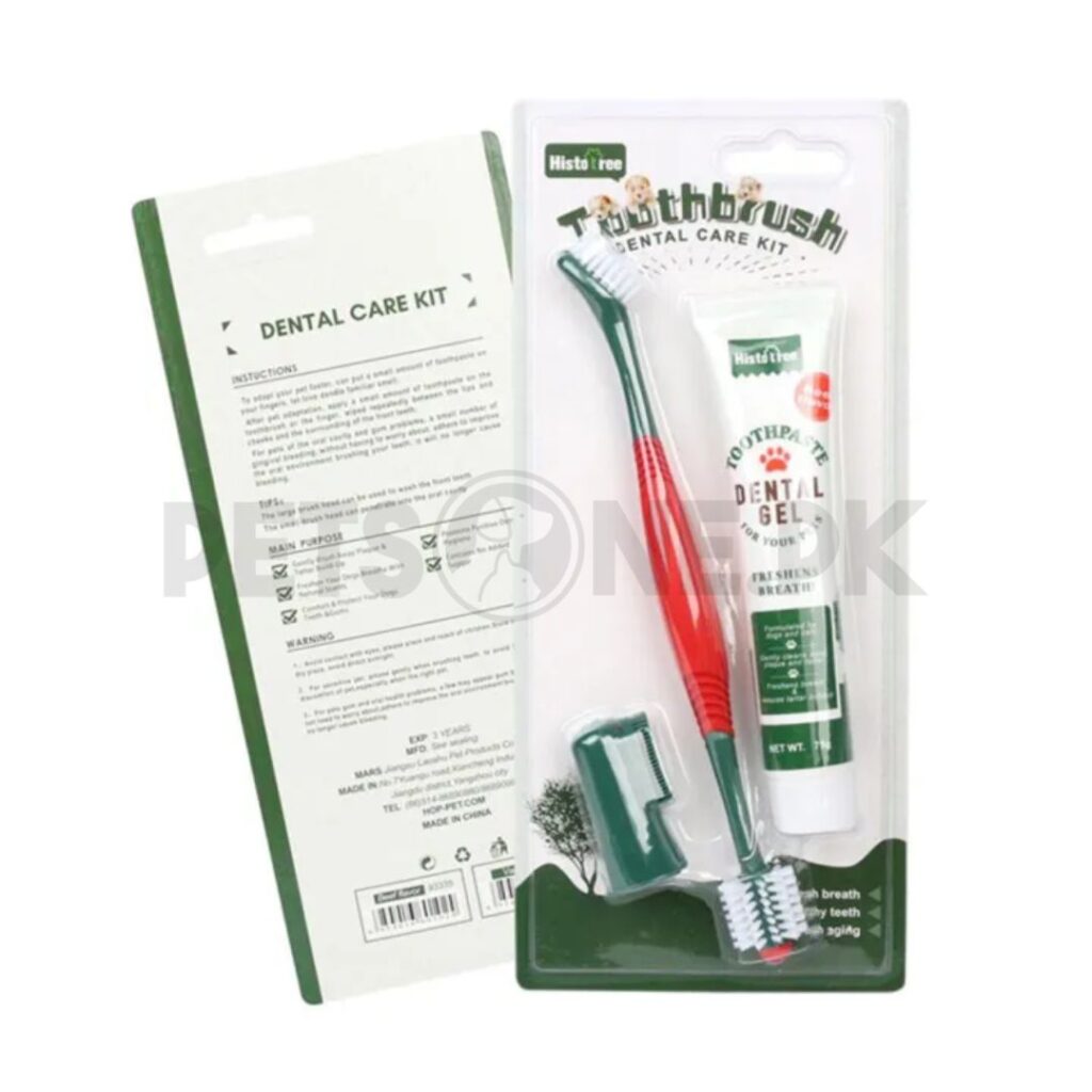 Histo Tree Tooth Brush Dental Care kit For Dogs - PetsOne.pk