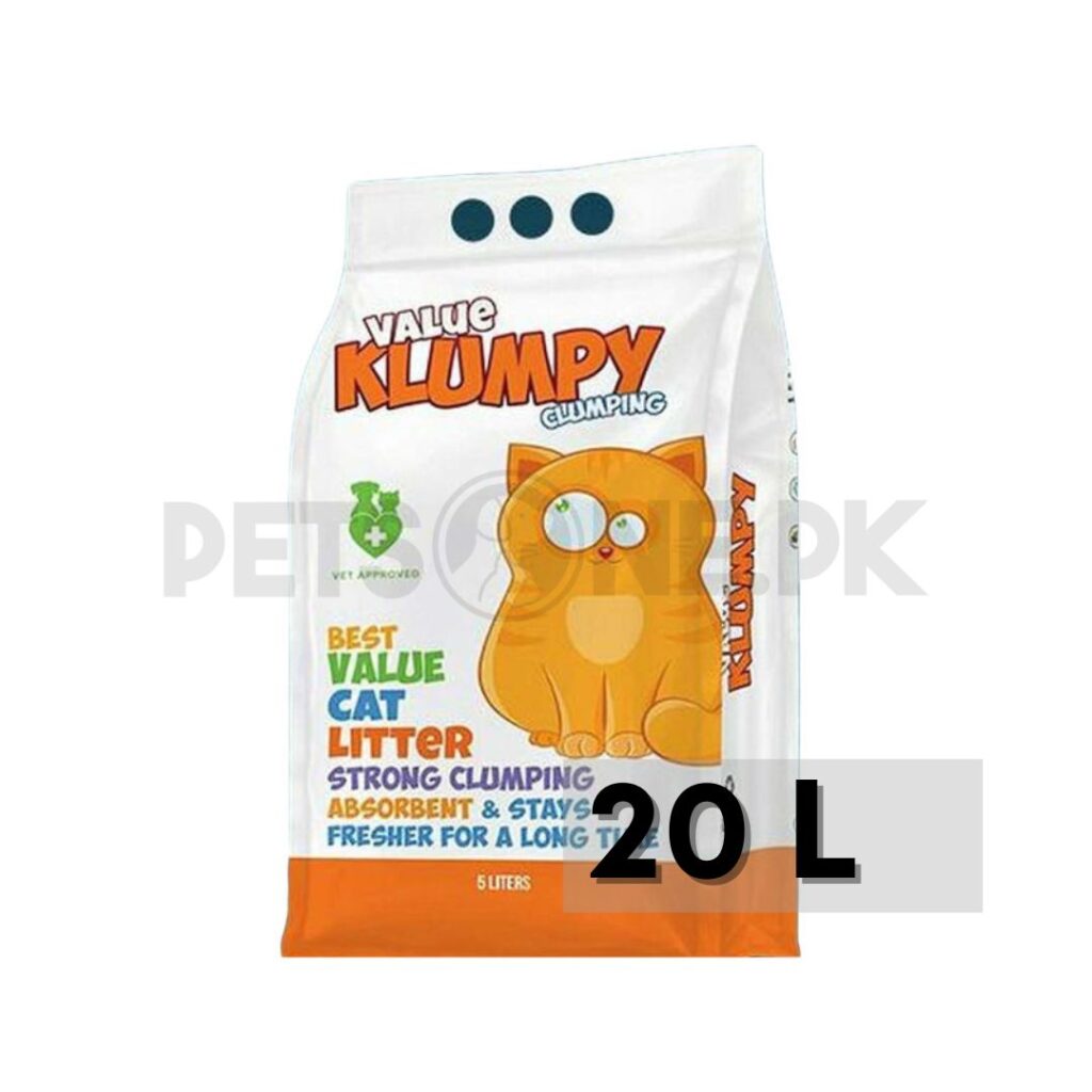 Value Klumpy Cat Litter – 20L - PetsOne.pk