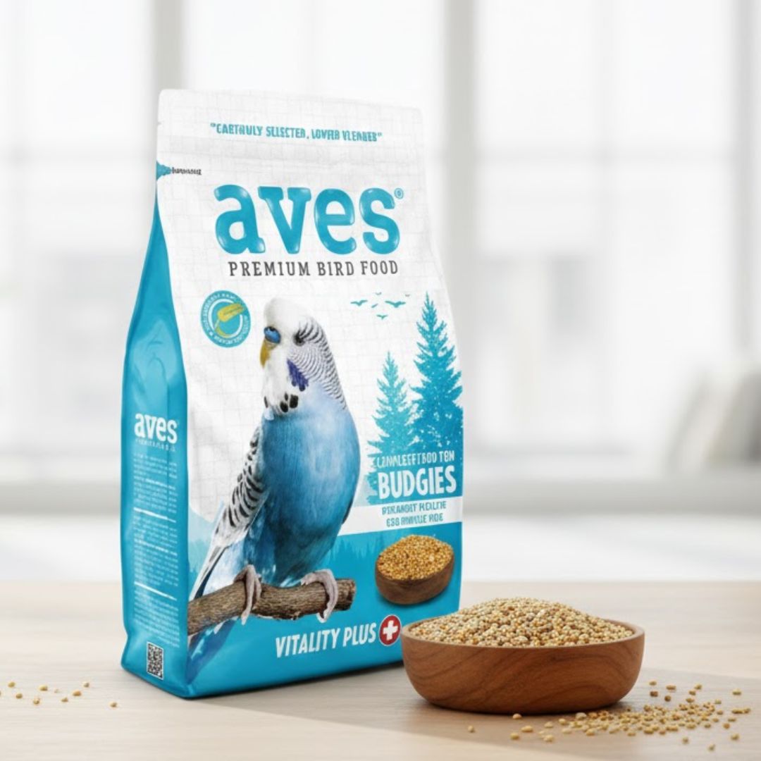 Aves Premium Bird Food Complete Food For Budgies - 400 Gram - PetsOne.pk